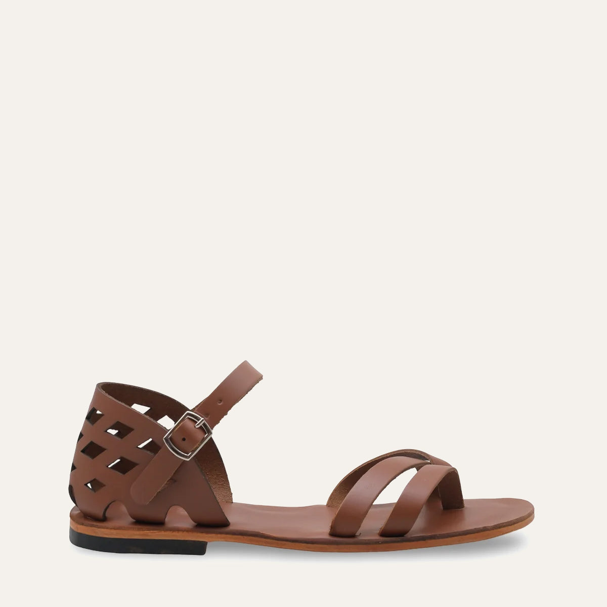 Amora Genuine Leather Women Sandals Tan – Jeyka